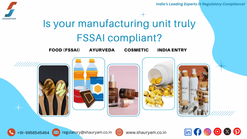 FSSAI Compliance Checklist for Manufacturers